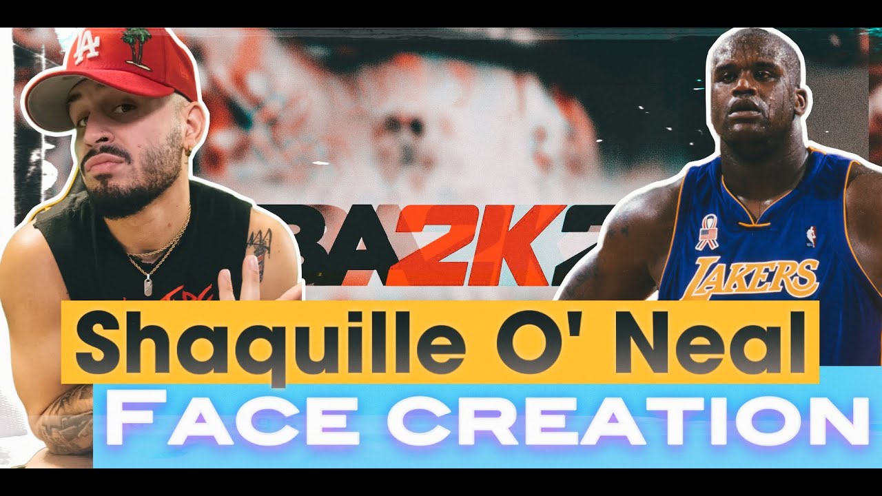 NBA 2K24 Shaquille O' Neal Face Creation / Escaneo Facial - Español ...