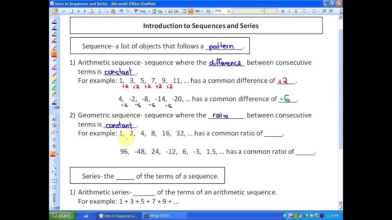 1.0: lesson 1 (Intro to Sequences and Series) - YouTube