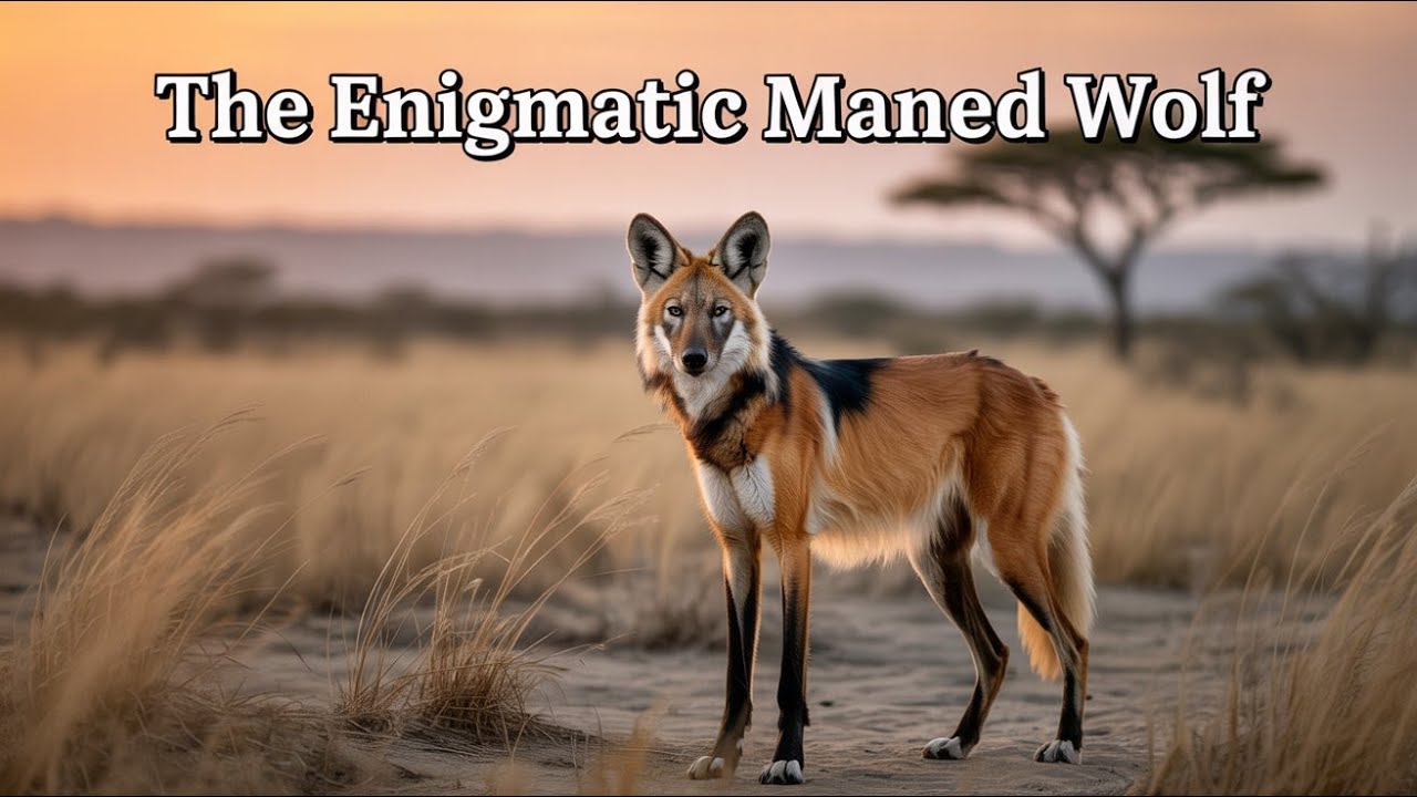 The Enigmatic Maned Wolf: Nature's Unique Canine - YouTube