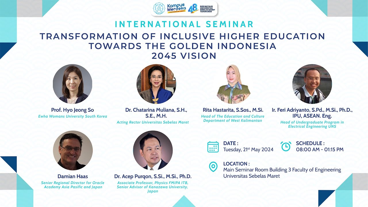 Transformation of Inclusive Higher Educations towards the Golden ...