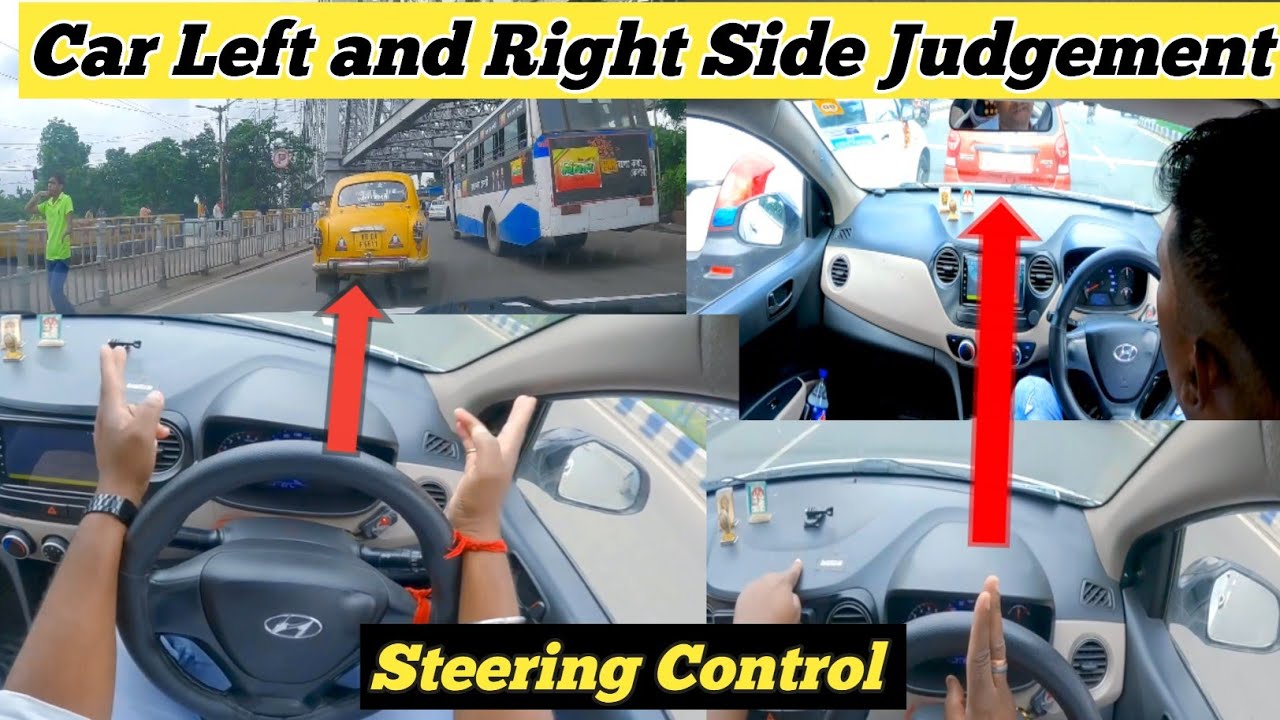Car Left and Right Side Judgement Driving Lesson on City Road ...