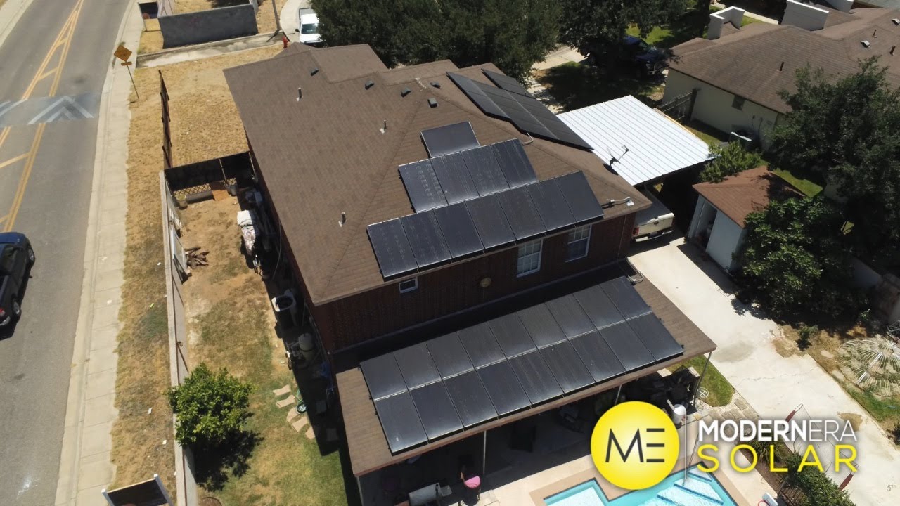 Modern Era Solar Install in Laredo, Texas - YouTube