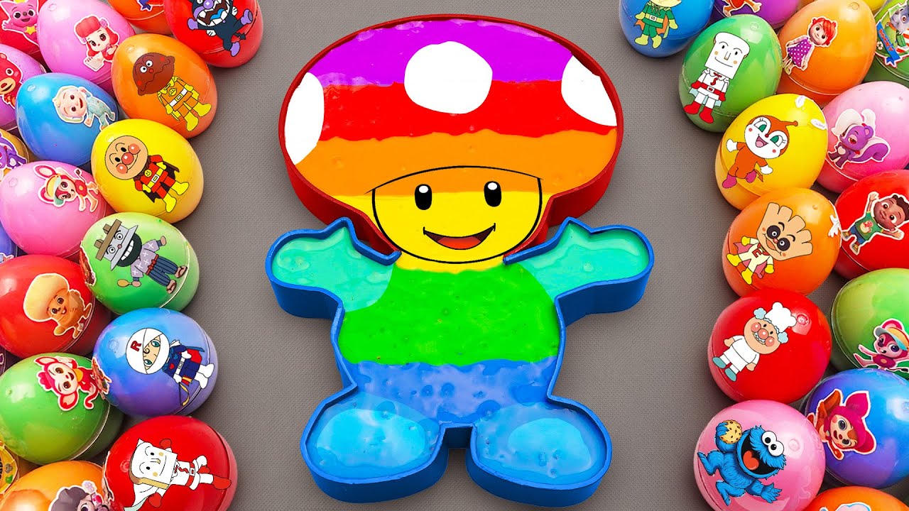 Satisfying ASMR | Making Rainbow Toad Mario Bathtub by Mixing SLIME in ...
