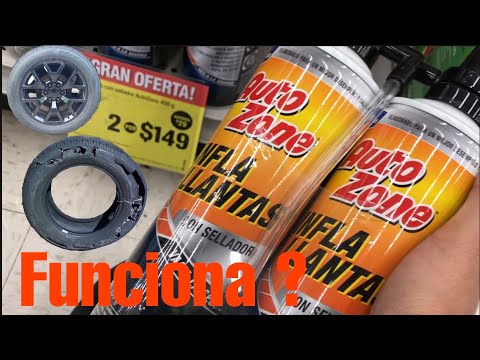 Infla llantas con secador (autozone) como usarlo ? cuánto cuesta ...