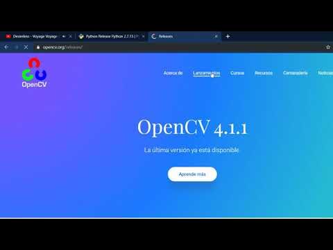 Como instalar OpenCV en Python - YouTube