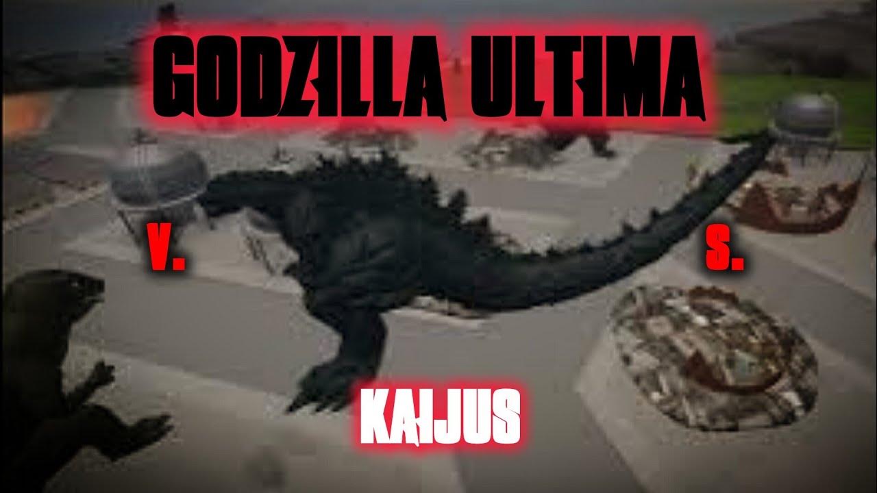 GODZILLA ULTIMA VS JET JAGUAR BETA & HEISEI GOJIRA & GOROSAURUS | Roblox Kaiju Arisen 5.0 - YouTube
