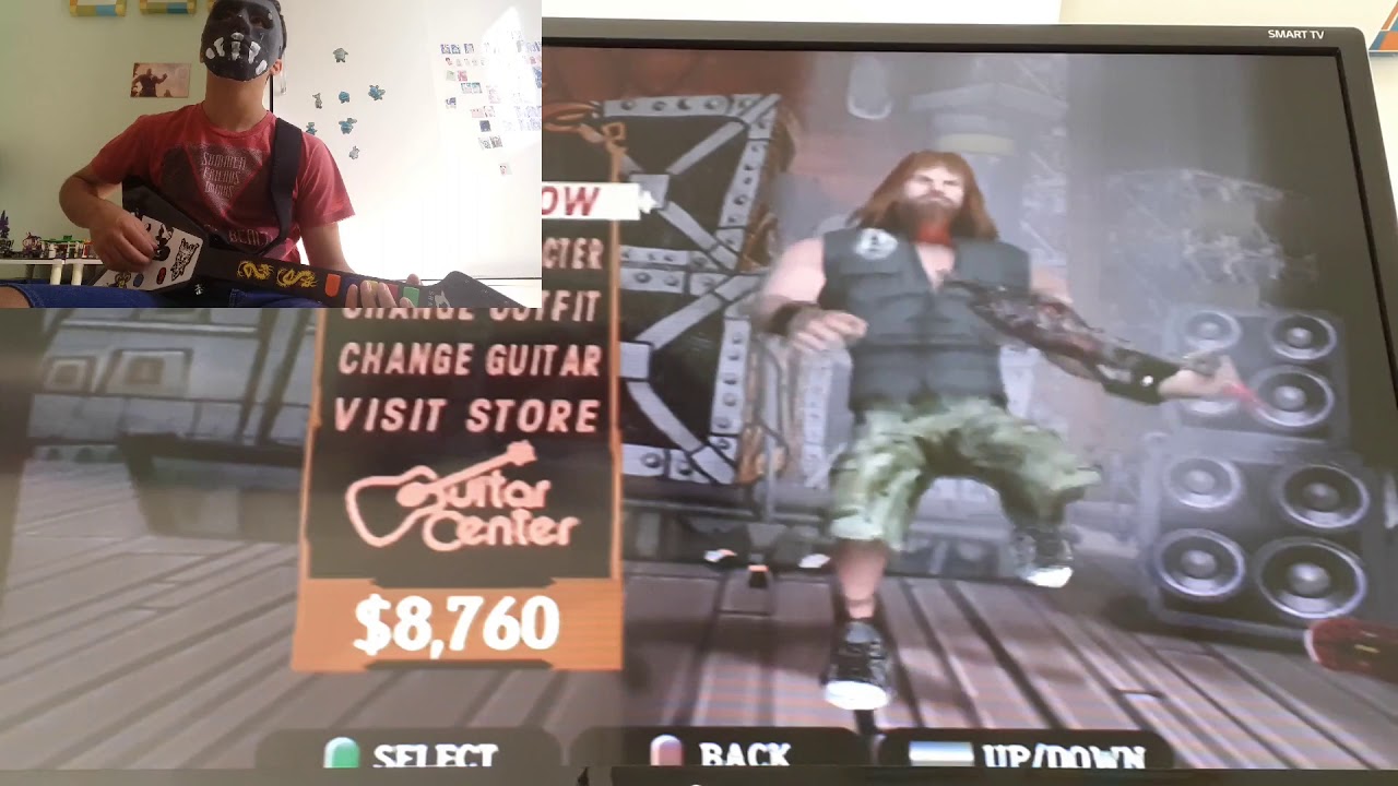 Unboxing e gameplay guitarra para ps2 guitar hero. - YouTube