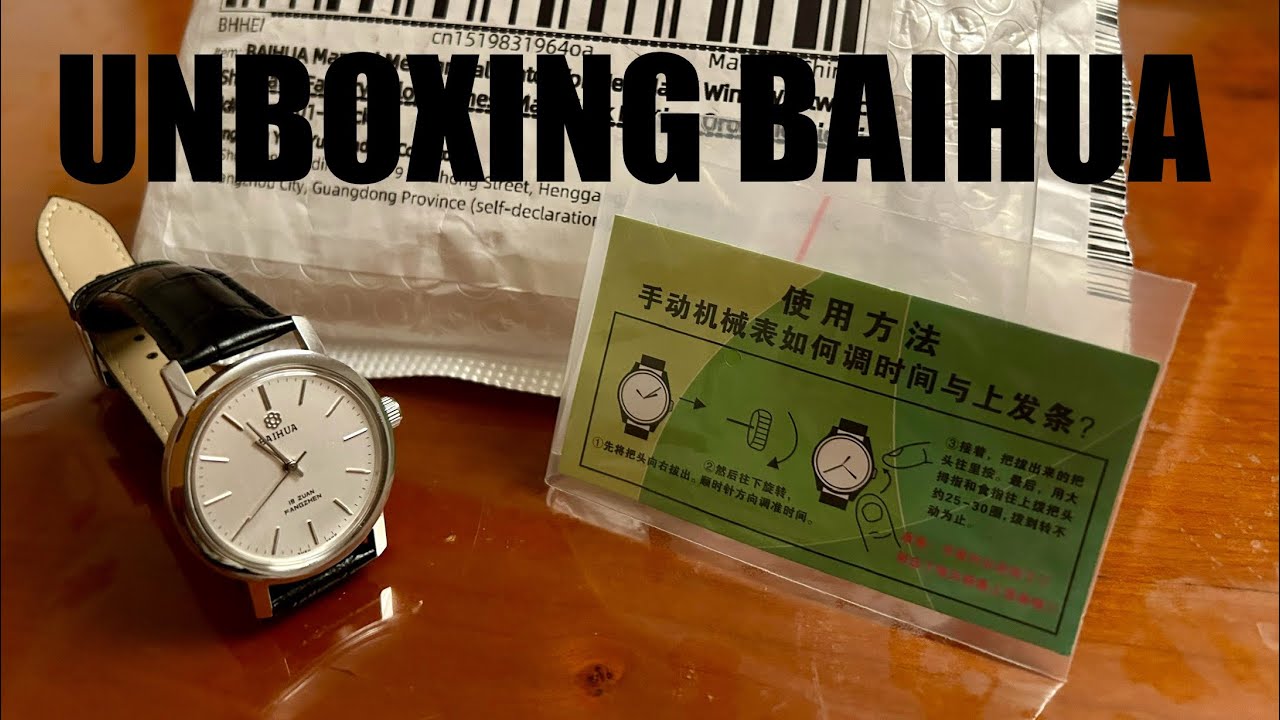UNBOXING Reloj Baihua, el Vintage Chino a Estrenar - YouTube
