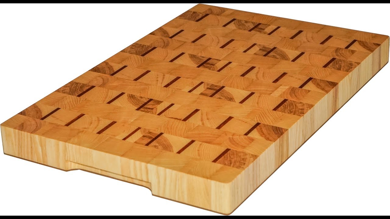 Торцевая разделочная доска №2/Сutting board - YouTube