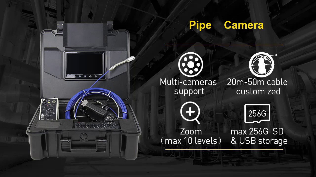 WOPSON Simplified Drain Sewer Pipe Inspection Camera Video - YouTube