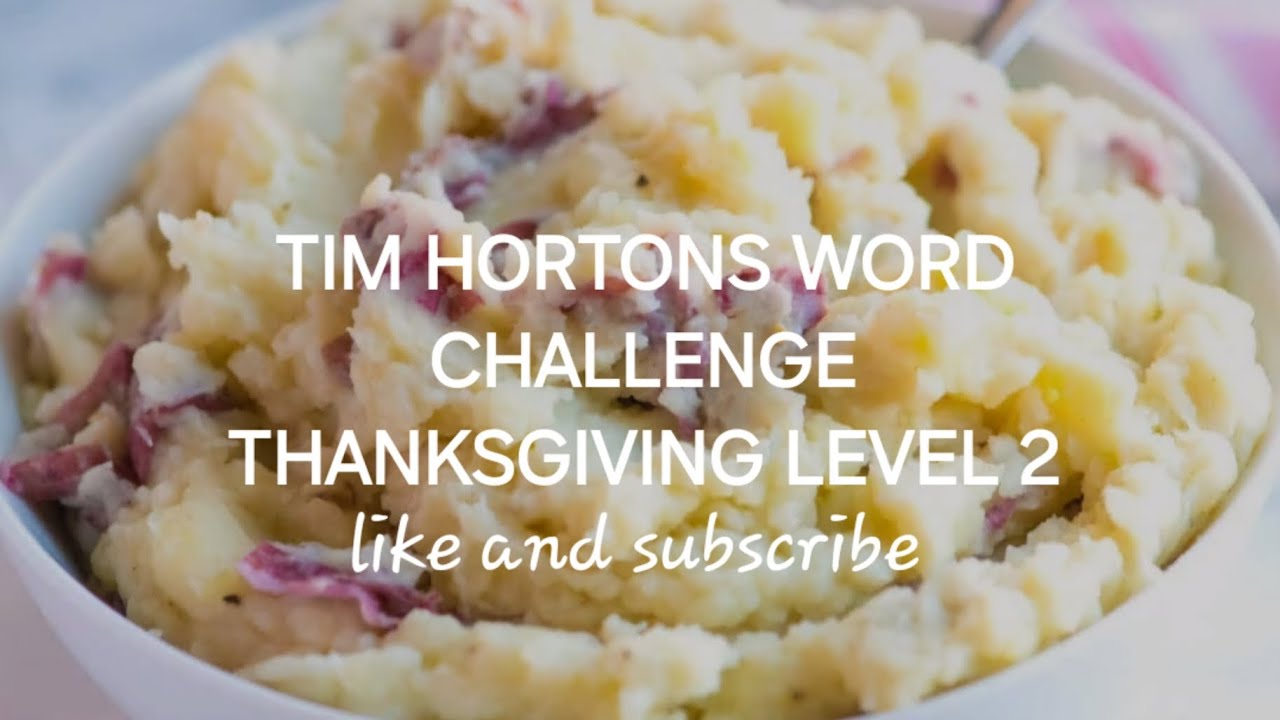 Tim Hortons Word Challenge Thanksgiving Level 2 #timhortons #free # ...