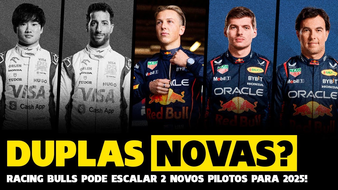 RELATÓRIO: RED BULL ANALISA NOVA DUPLA PARA A RACING BULLS EM ...