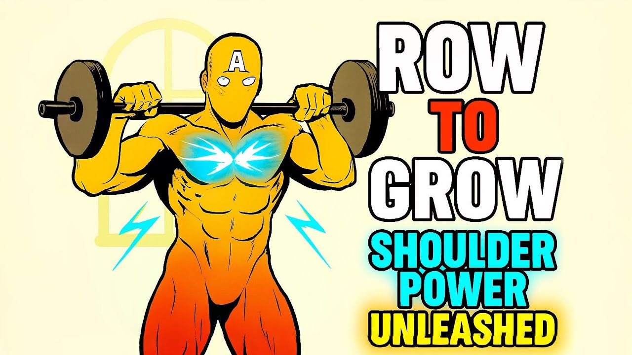 Upright Row for Bigger Shoulders & Traps (Build Size & Strength) - YouTube