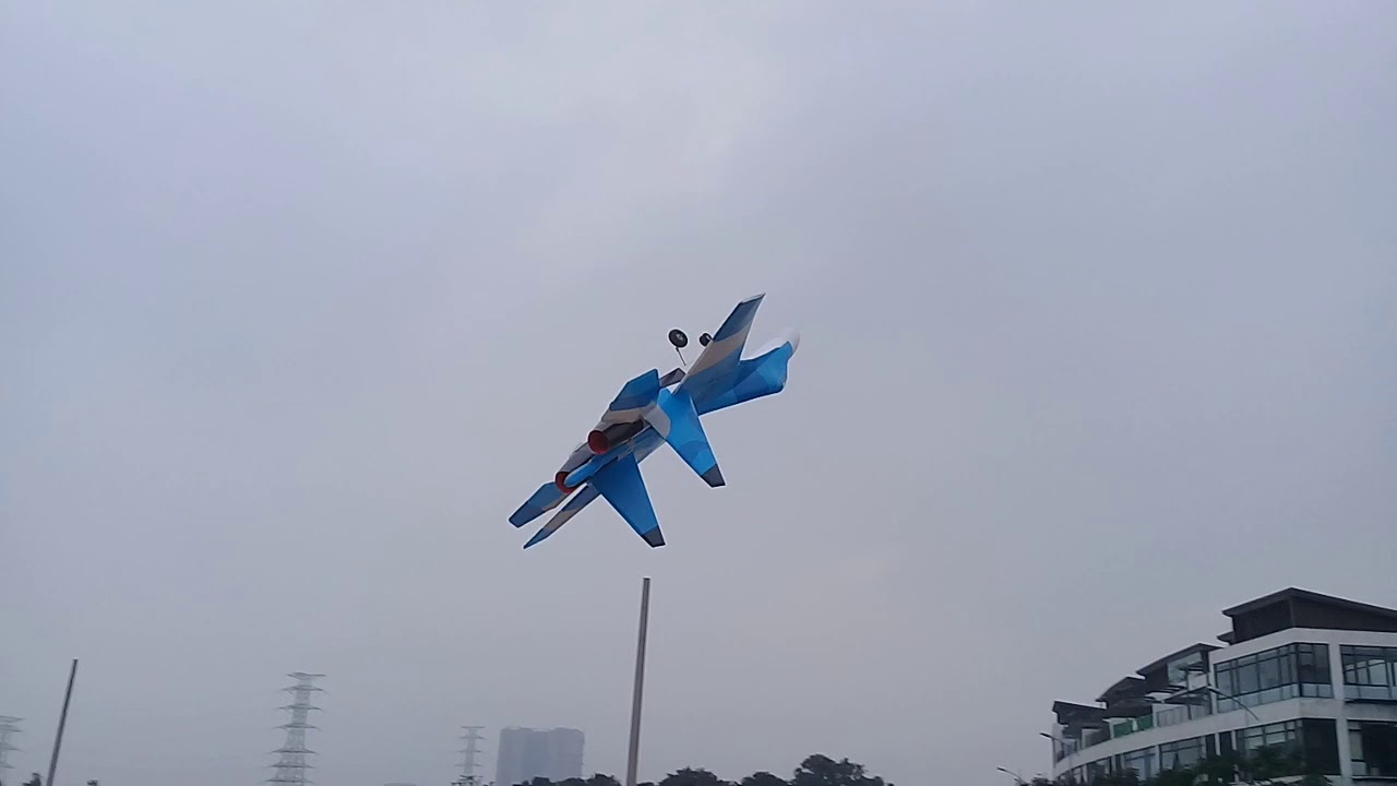 RC Su 27 - sải cánh 1,2m - YouTube