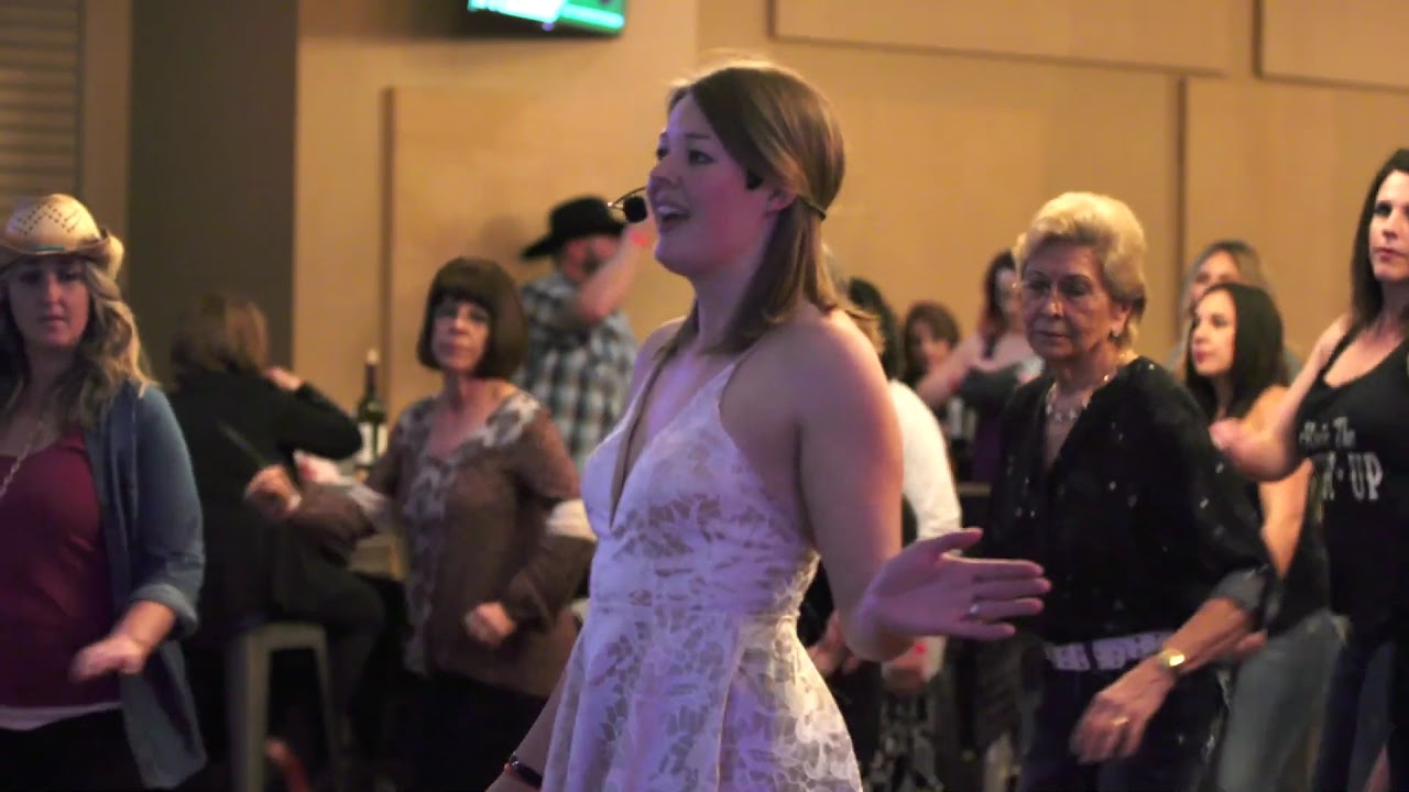 Country Line Dance at Campos Family Vineyards - YouTube