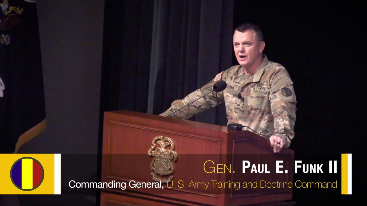 GEN Funk Profession of Arms Forum Pt1 - YouTube