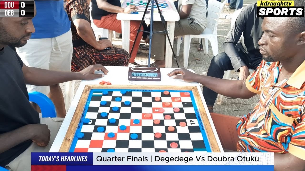 Quarter Final Match | Doubra (Nigeria Draught Champion) Vs Degedege ...