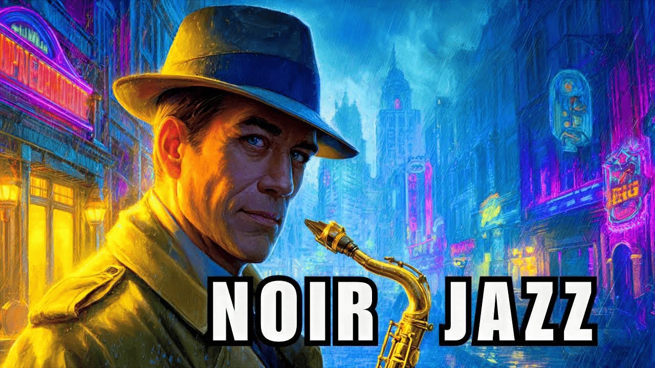 Dark City Jazz Nights | Cinematic Noir Saxophone & Piano AI Music ...