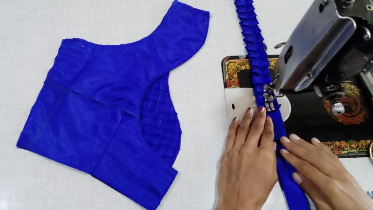 Blouse Back Designs | Blouse Design | Back Neck Blouse Design Cutting ...