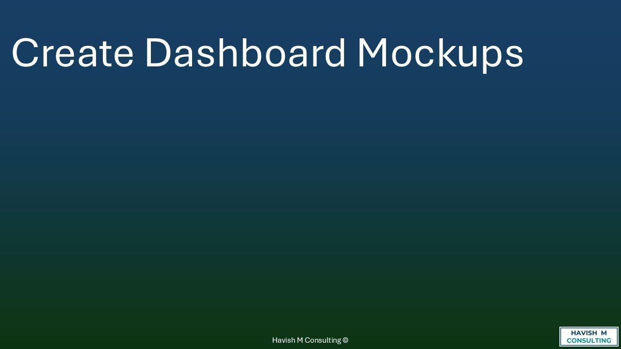 9-4: Create Dashboard Mockups - YouTube