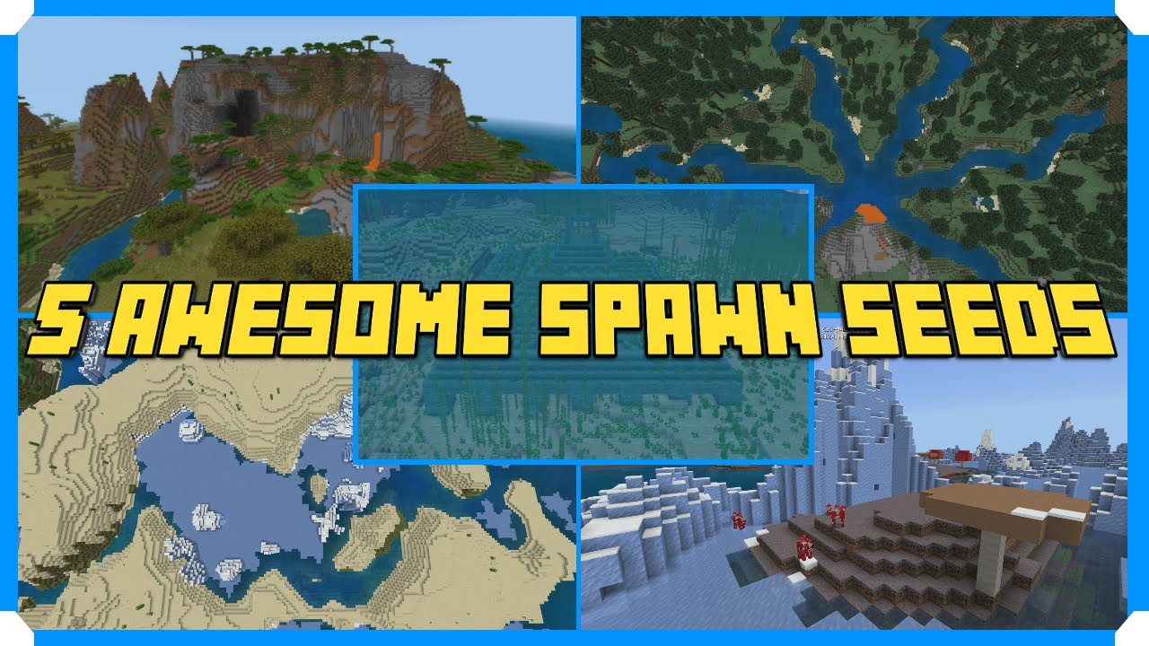 5 Amazing Spawn Seeds #7 [Minecraft Bedrock Edition] - YouTube