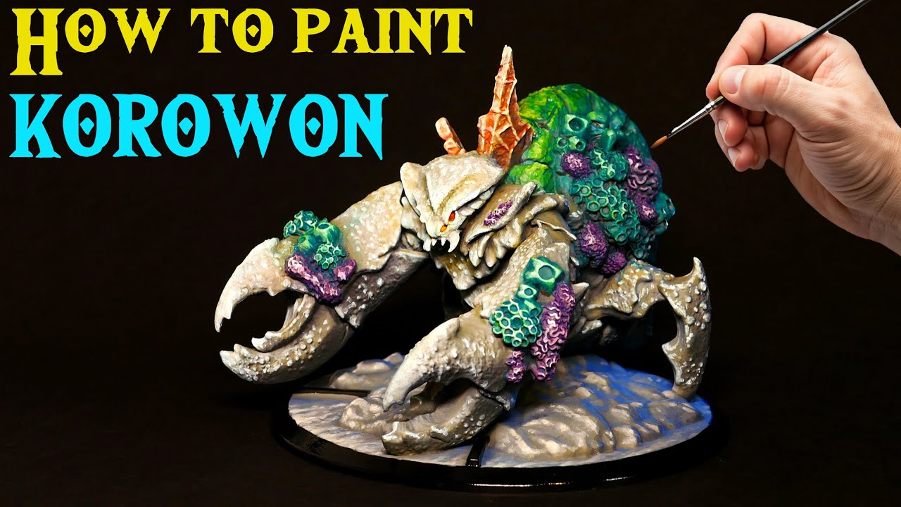 Giant Crab Speed Paint Tutorial - Korowon Primal the Awakening - YouTube