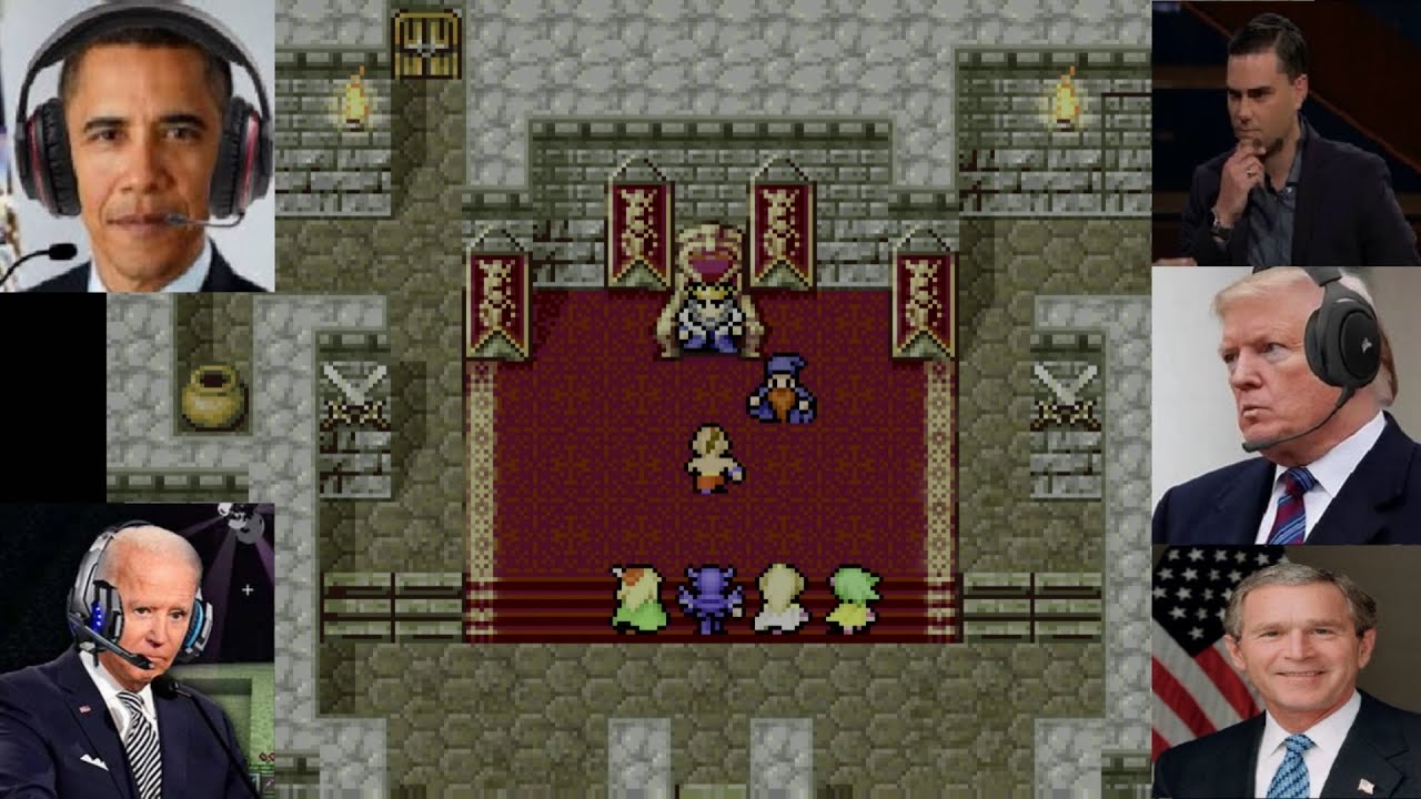 US Presidents play Final Fantasy IV Part 3 - YouTube