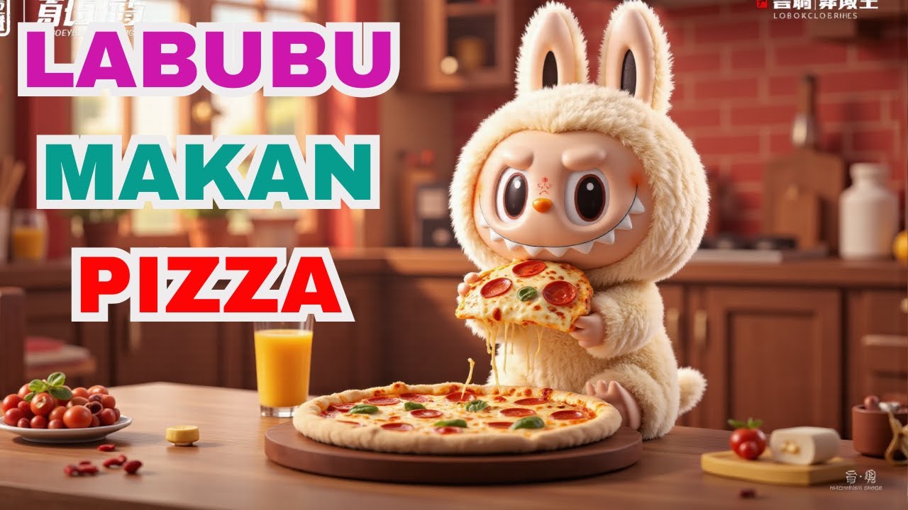 LAGU LABUBU MAKAN PIZZA - LAGU ANAK INDONESIA #labubu # ...