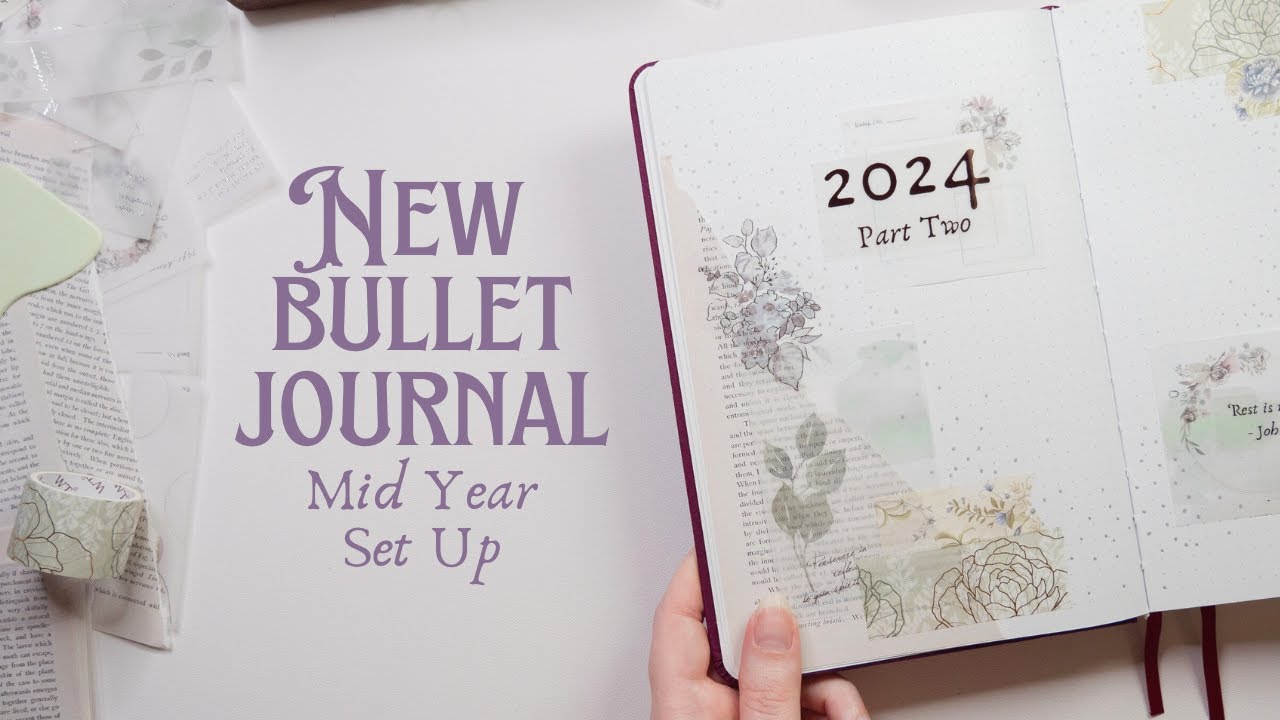 NEW 2024 Bullet Journal Set Up - Starting a New Journal Midyear - YouTube
