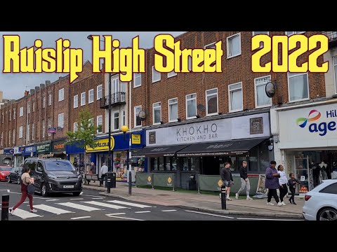 Ruislip High Street (2022) Walking Through - YouTube