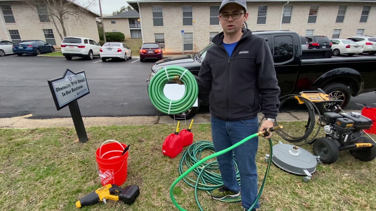 The BEST Pressure Washing Set Up! - YouTube
