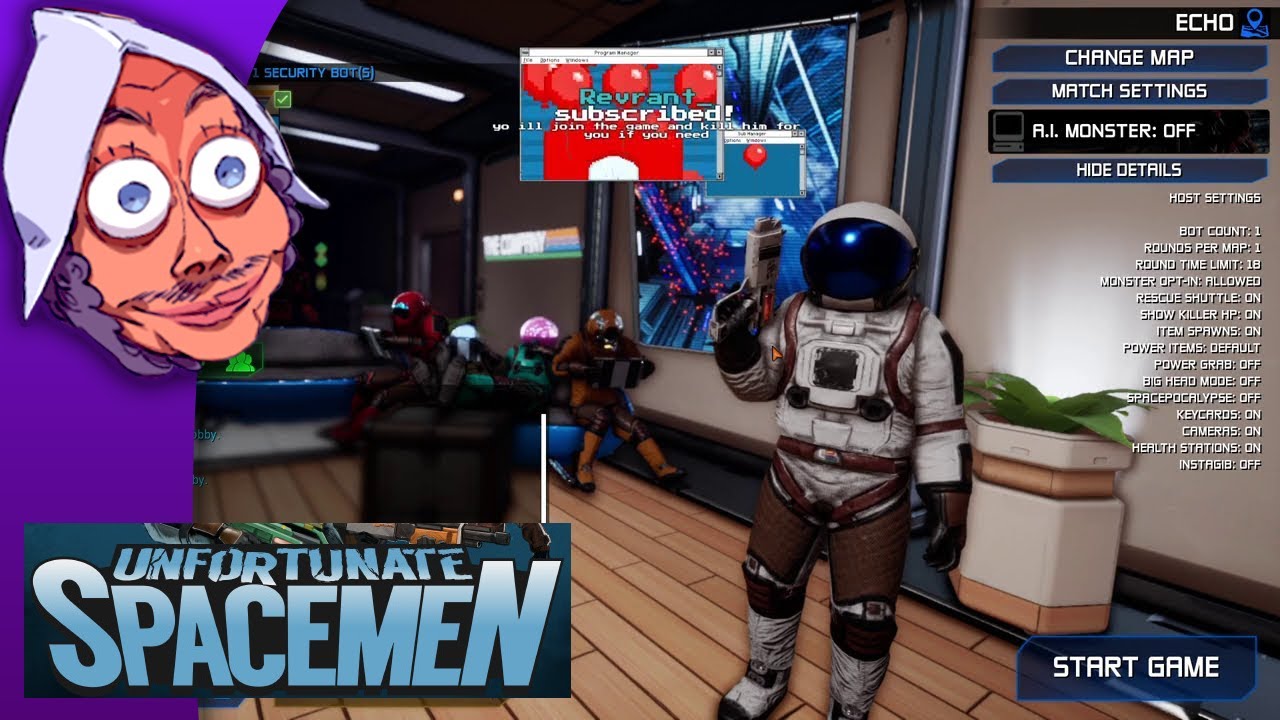 [Criken] Unfortunate Spacemen : space men but one of us is ...