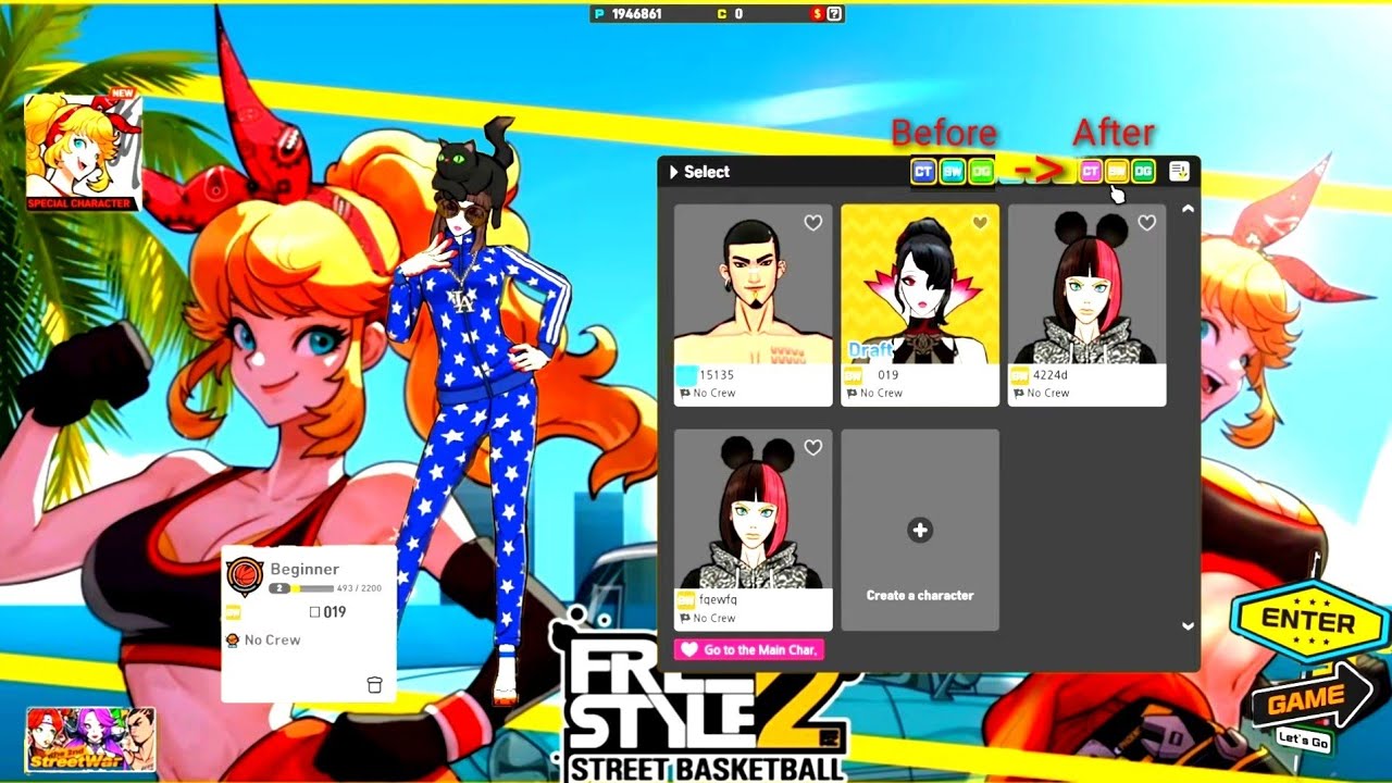 Freestyle2: Some New Event And Change Color Position SW CT DG - YouTube
