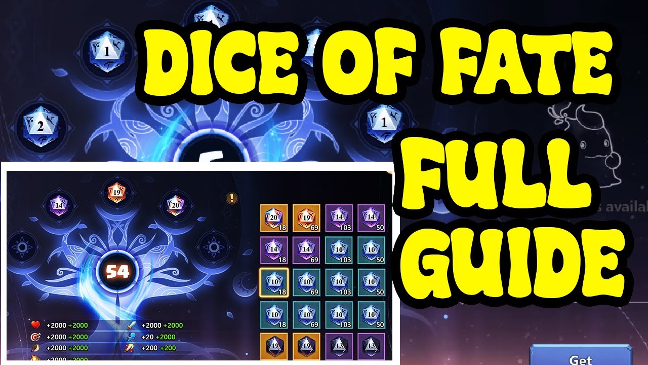 DICE OF FATE FULL GUIDE | CASTLE CLASH - YouTube