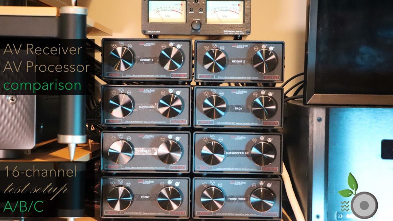 16-Ch Sound Comparison AV Receiver AV Processor Test Setup - YouTube