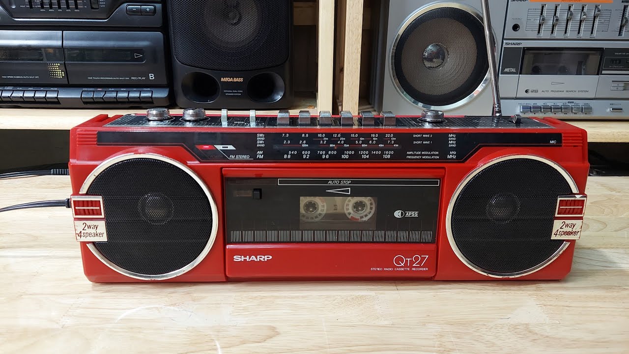 Đã bán : HUYỀN THOẠI ĐÀI SHARP QT27 - Radio cassette SHARP Huyền Thoại ...