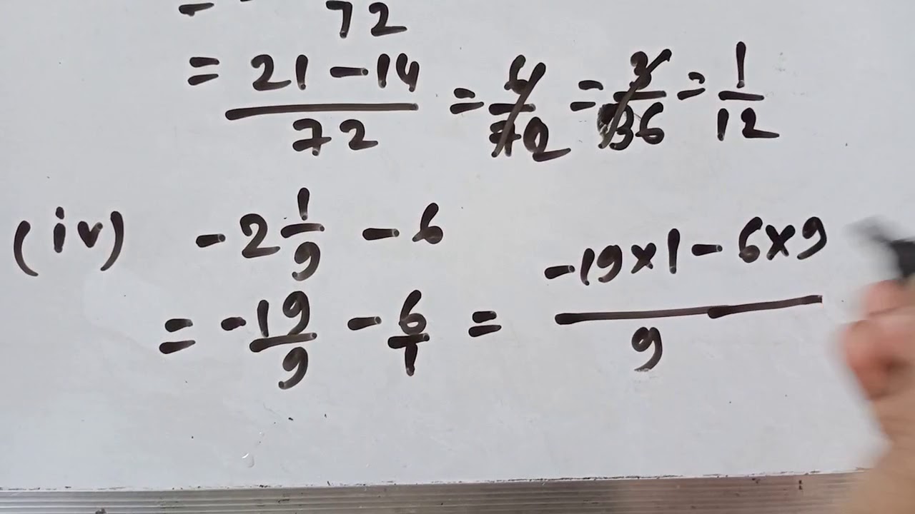 Rational Numbers Class 7 YouTube Rational Numbers Class 7 YouTube
