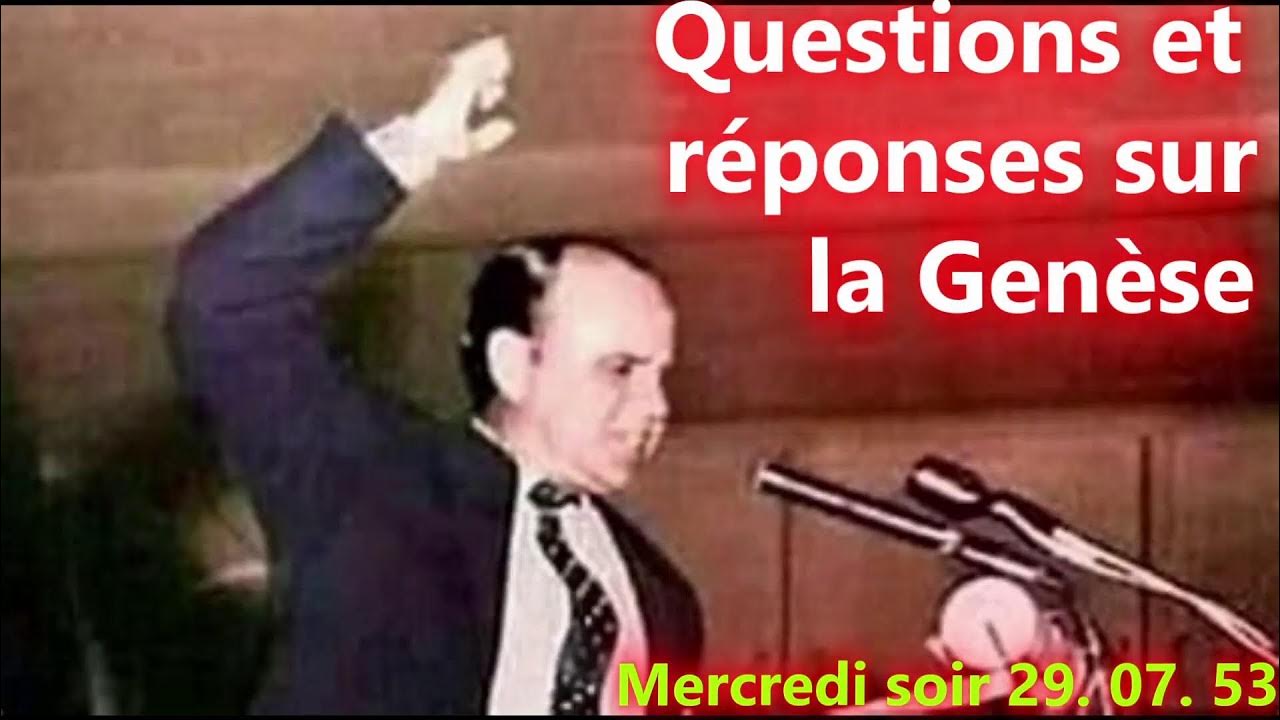 DIRECT_ Bande_ Questions et réponses sur la Genèse 29-07-1953 Mercredi (LES AIGLES SE ...