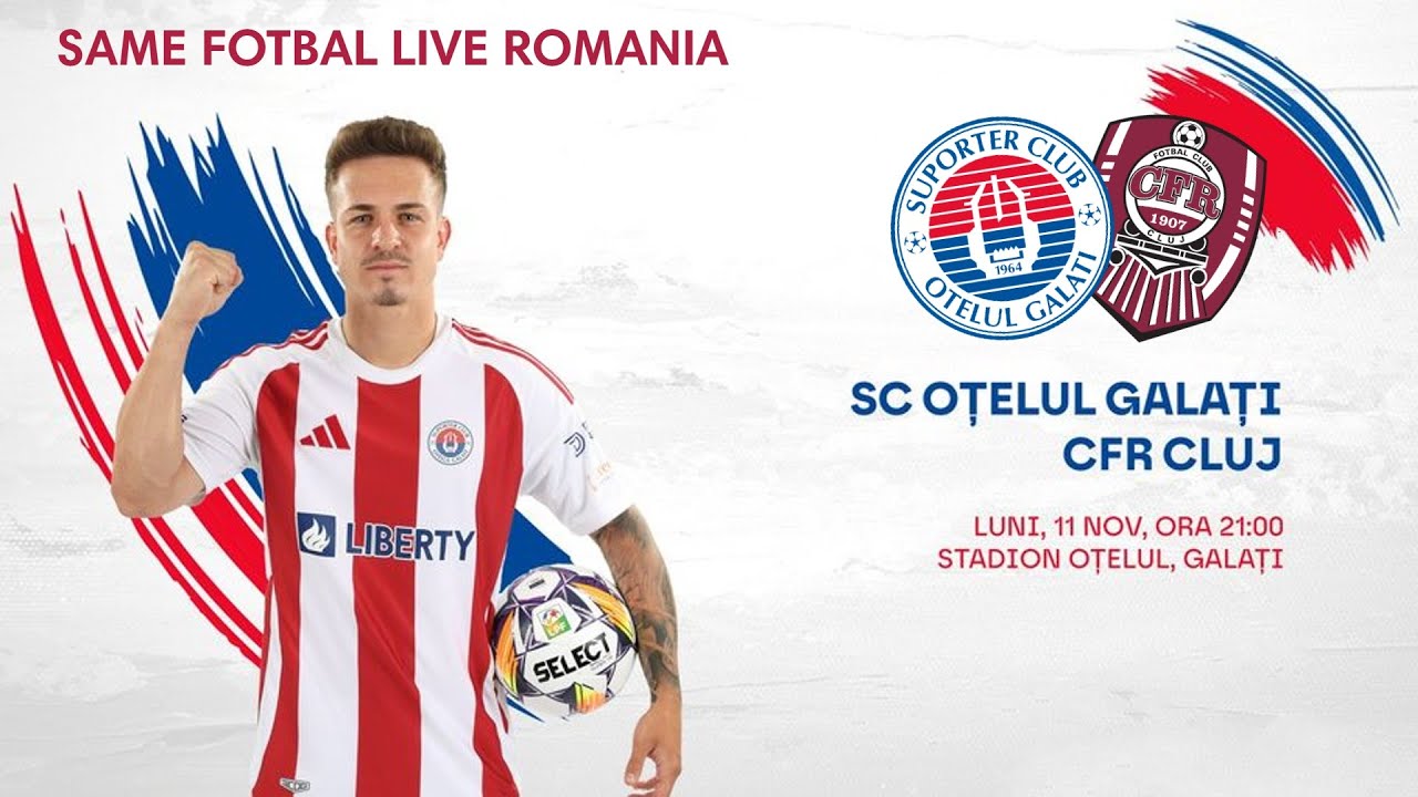 LIVE 🔴 OTELUL GALATI - CFR CLUJ🔴 #SUPERLIGA #ROMANIA #LIGA 1 # ...