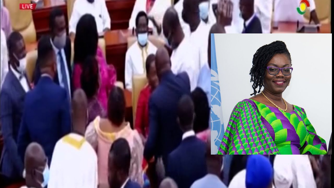 Chaos In Parliament As Ursula Owusu Battle It Out With Ndc MP - YouTube