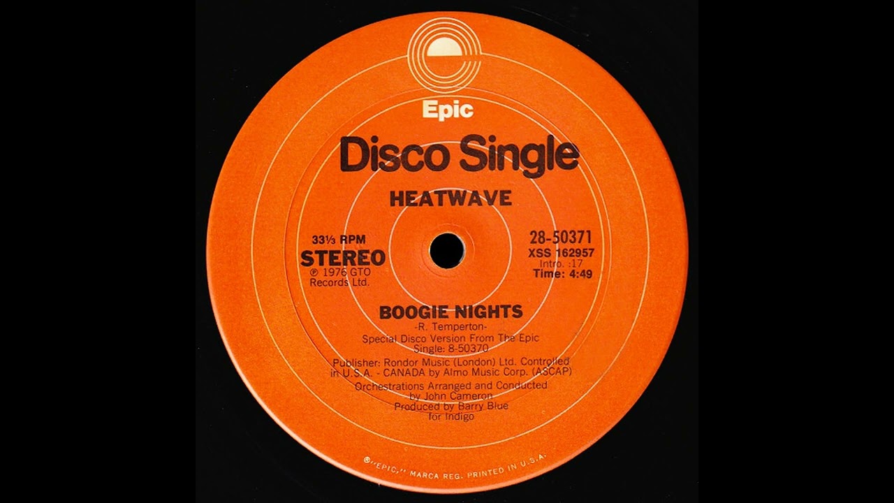 Boogie Nights (1976) (Special Disco Version) Heatwave - YouTube