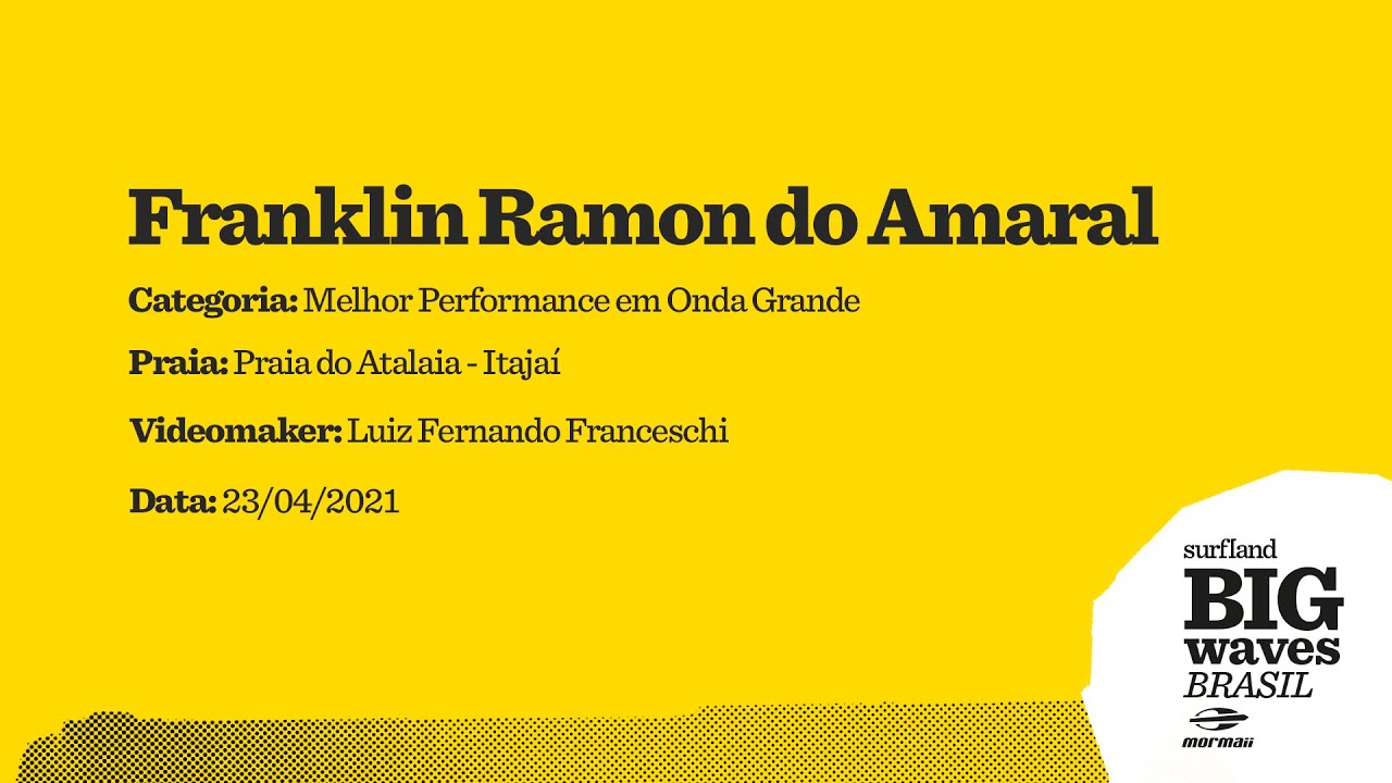 ATLETA: Franklin Ramon do Amaral Marinho - YouTube