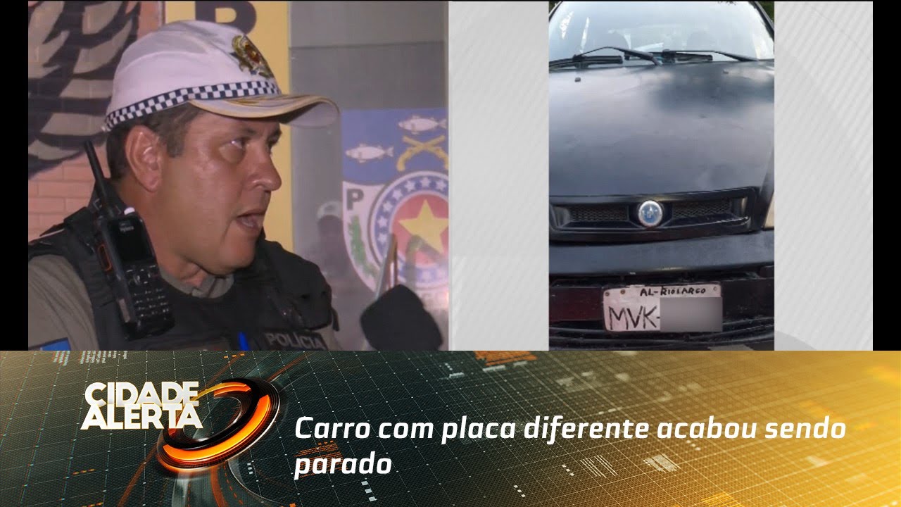 Feita à Mão: Carro com placa diferente acabou sendo parado - YouTube