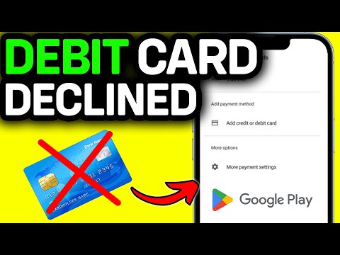 How To Fix Debit Card Not Working Google Play Store | Debit Card Error Google Play Store