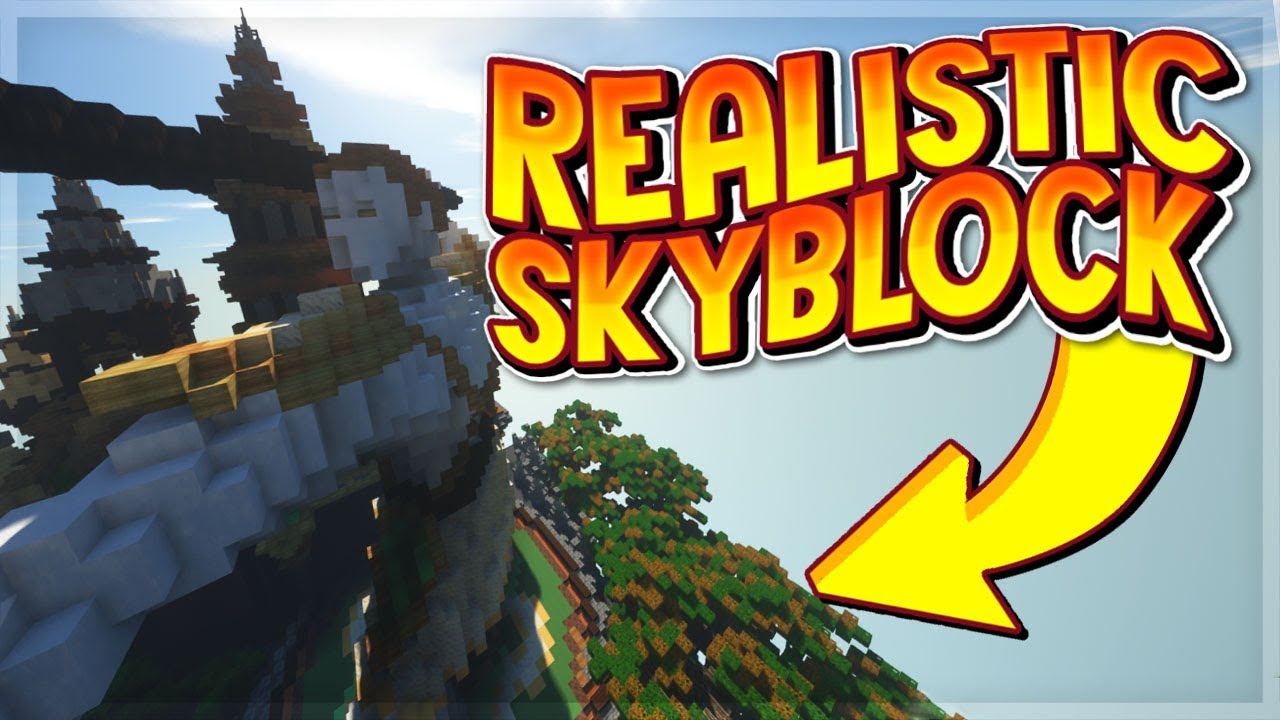 REALISTIC MINECRAFT SKYBLOCK!!! - Mineheroes Skyblock Server 1.8/1.9/1. ...