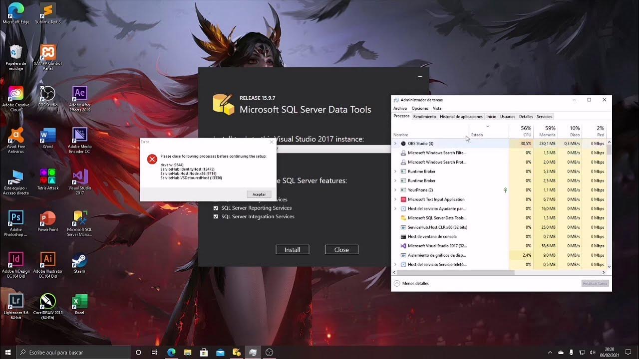 Solución a error de instalación SQL Server Data Tools | SSDT - YouTube