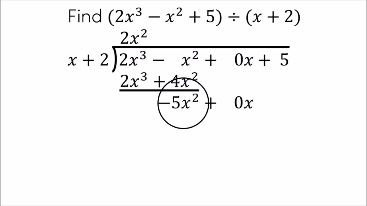 Polynomial Long Division Example YouTube polynomial-long-division-example-youtube