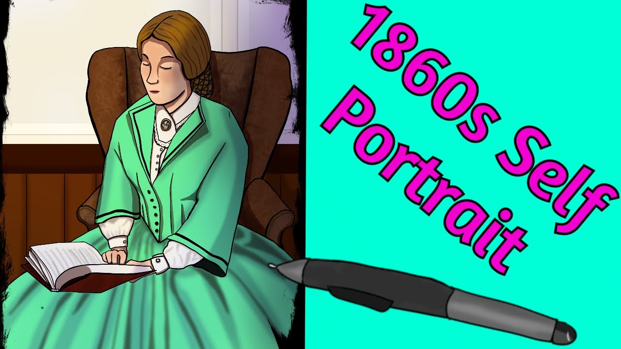 Victorian Self Portrait Speedpaint - YouTube