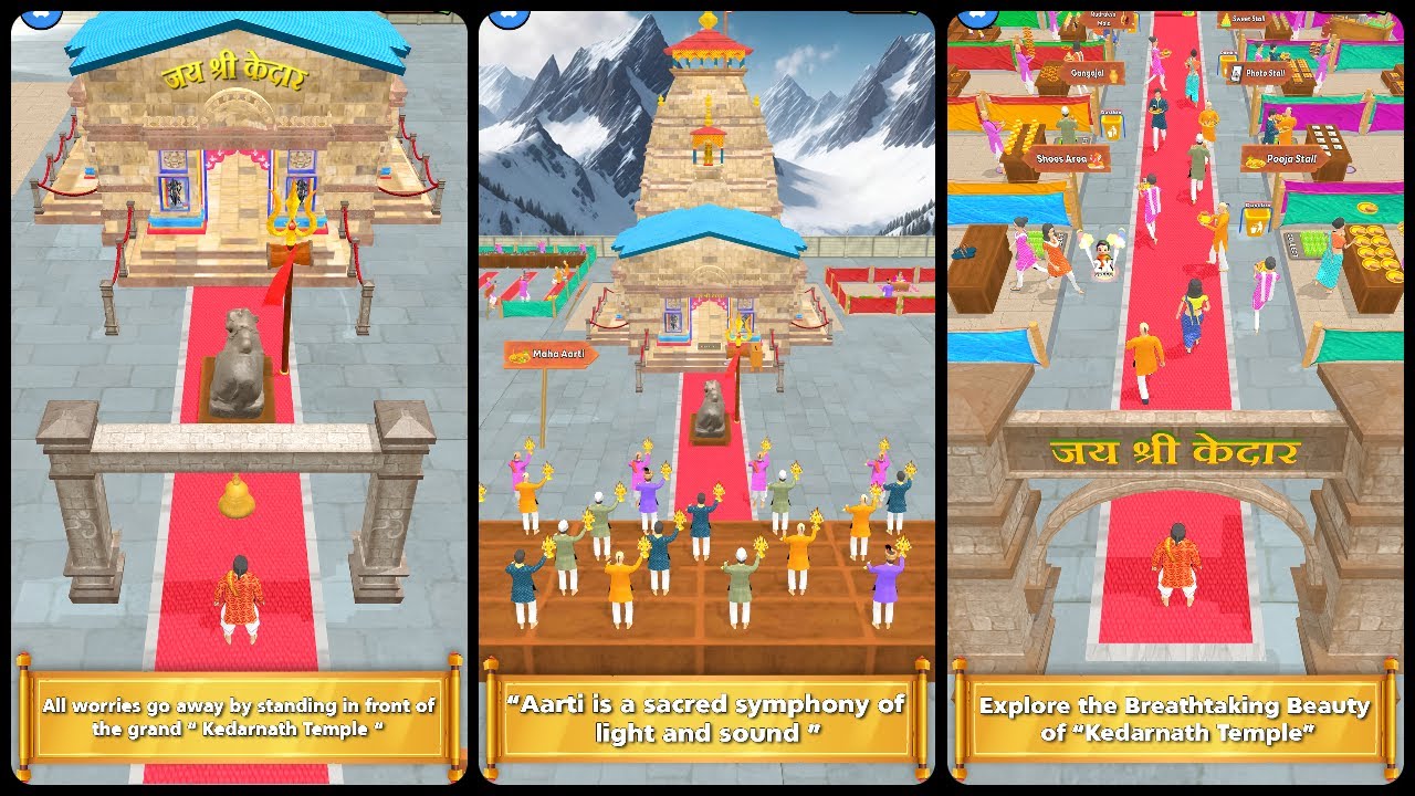 Kedarnath Mandir Game: Mahadev (Gameplay Android) - YouTube