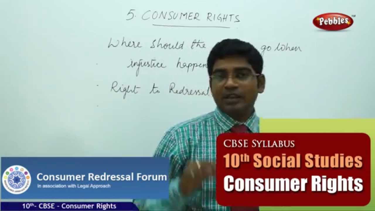Consumer Rights - Class 10th CBSE Social Studies Syllabus Live Videos ...